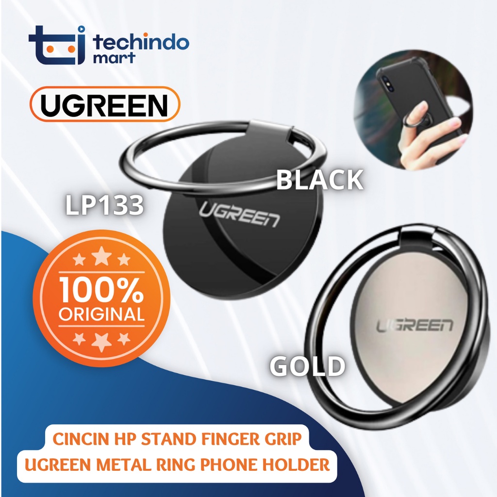 Jual Ring Holder HP UGREEN Metal Ring Cincin Handphone Stand Finger ...