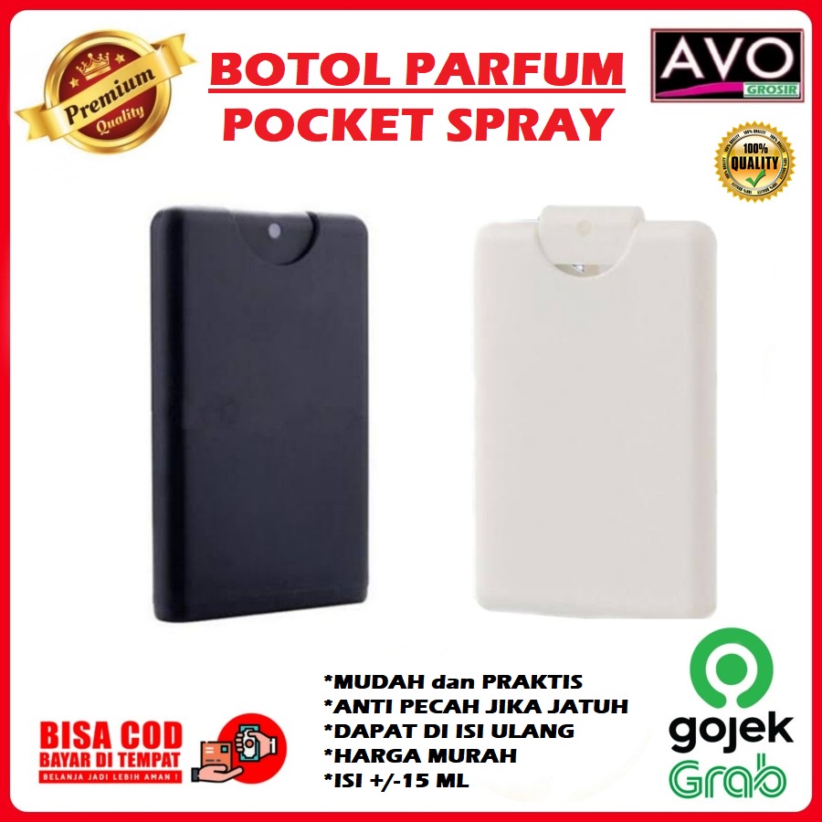 Jual Botol parfum pocket spray hand spray mini botol saku perfume ...