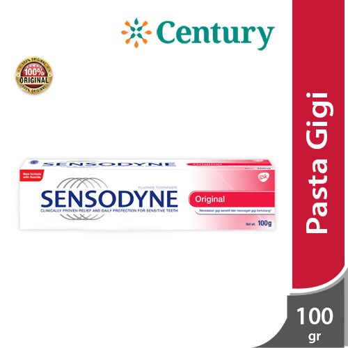 Jual Sensodyne Toothpaste Original 100gr (MERAH) / Pasta Gigi / Gigi ...