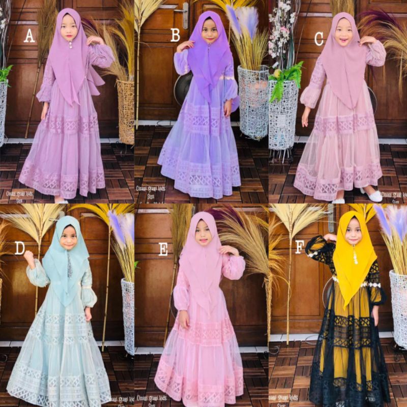 Jual Cinari Syari Kids by OHC (READY) | Shopee Indonesia