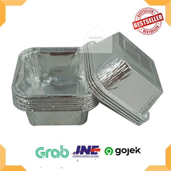 Jual ALUMUNIUM FOIL CUP OX 100 / ALUMUNIUM FOIL TRAY / KOTAK ALUMUNIUM ISI 100 - DIJAMIN BAGUS ...