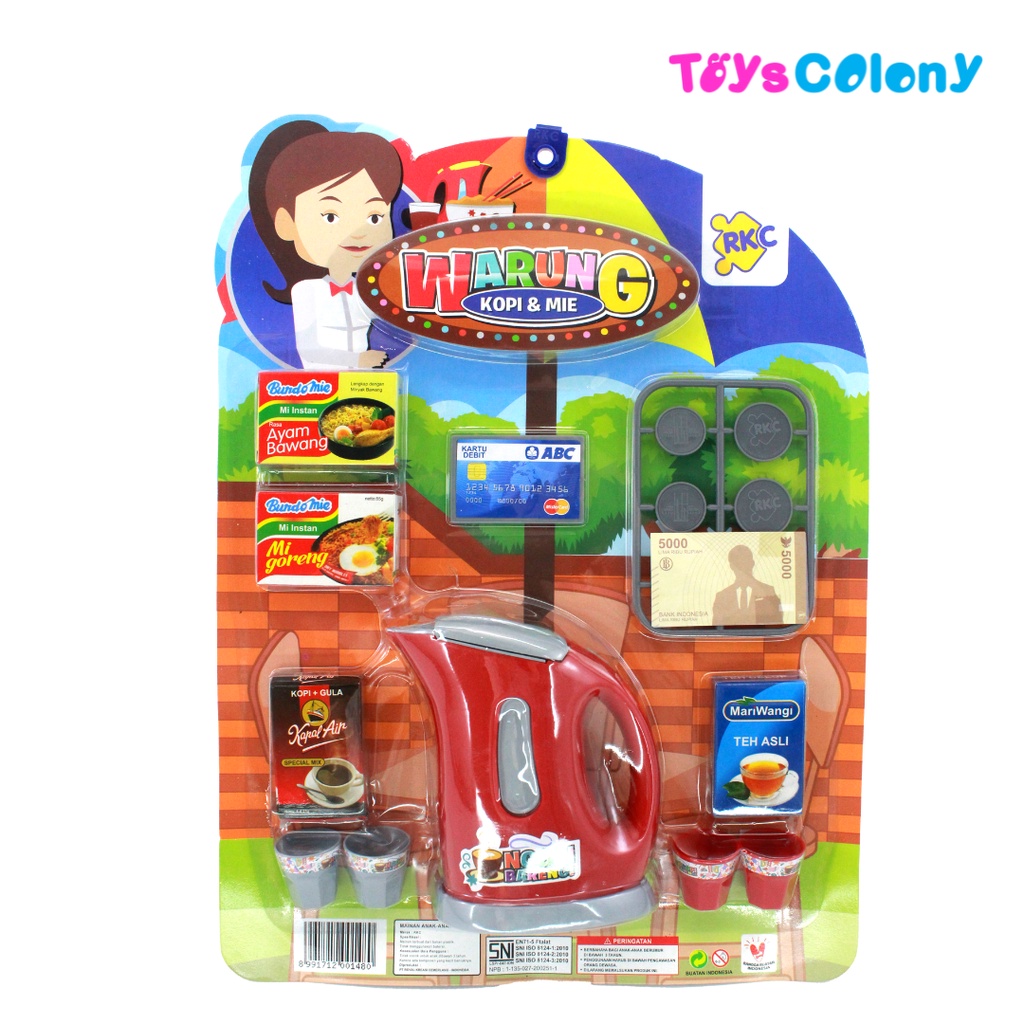 Jual MAINAN WARUNG KOPI, MIE & TEH SET | Shopee Indonesia