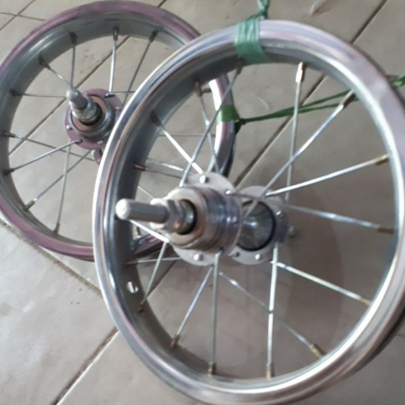Jual PELEG / VELG SEPEDA 12 BESI CP / CROM atau Alumunium | Shopee ...