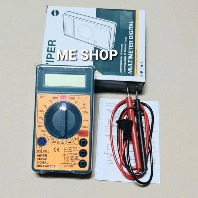 Jual Digital Multitester DT830B Avometer Multimeter Multi tester ...