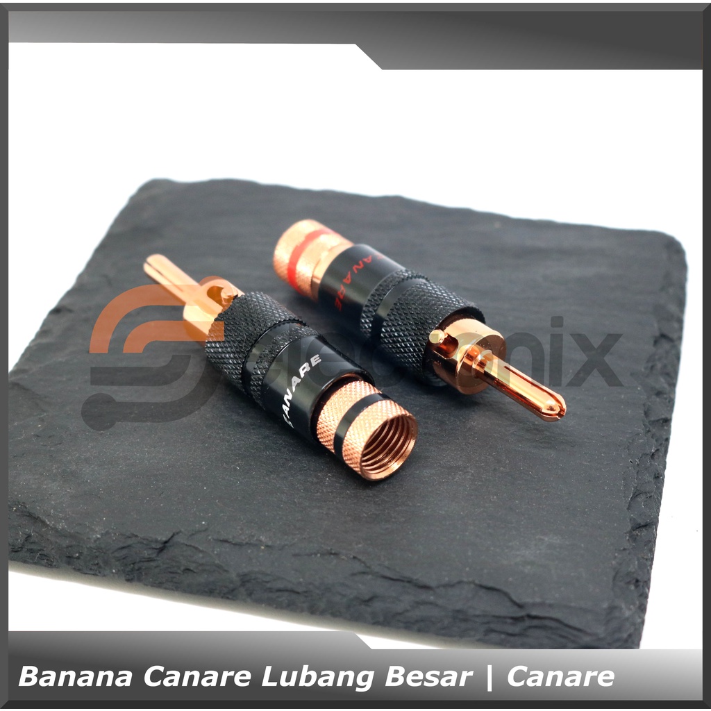 Jual Jack Banana Set | Canare Lubang Besar [2pcs] | Shopee Indonesia