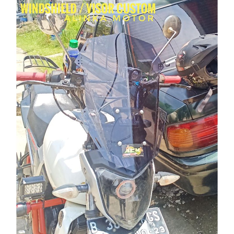 Jual PAKET Breket+Visor 50cm V.3 Yamaha Byson Visor Byson Yamaha Byson ...