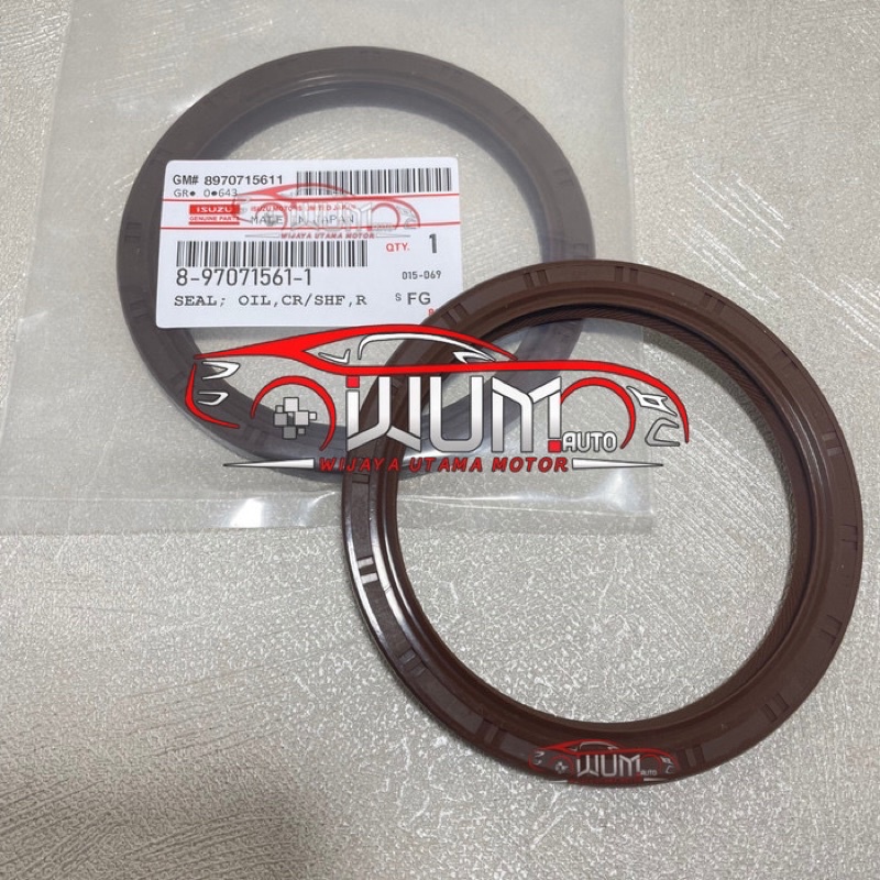 Jual OIL SEAL CRANKSHAFT SEAL SIL KRUK AS BELAKANG PANTHER 2.5 NHR55 ...