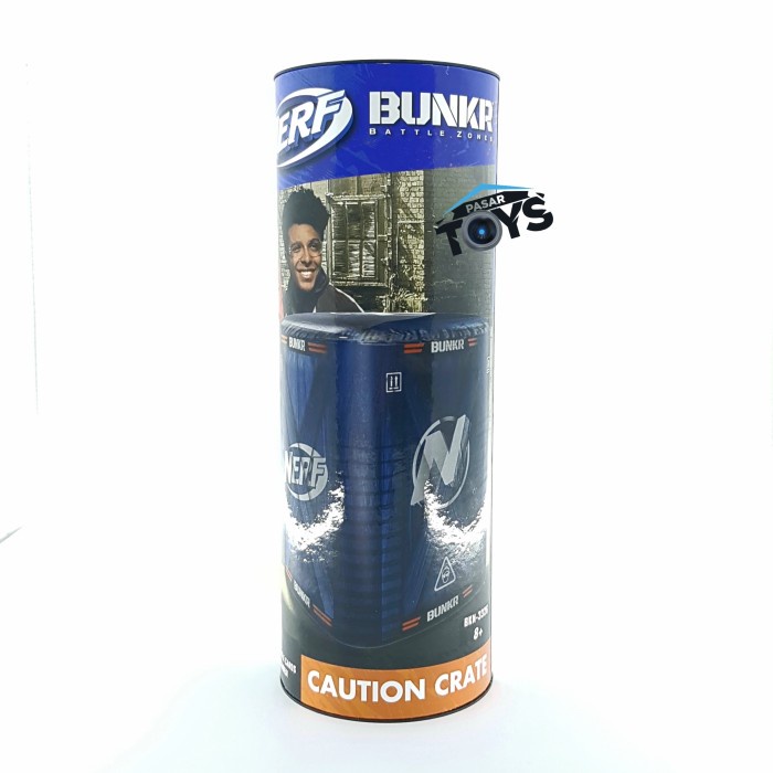 Jual Nerf Bunkr Caution Crate Inflatable Barrier Bunkr Battle zone ...