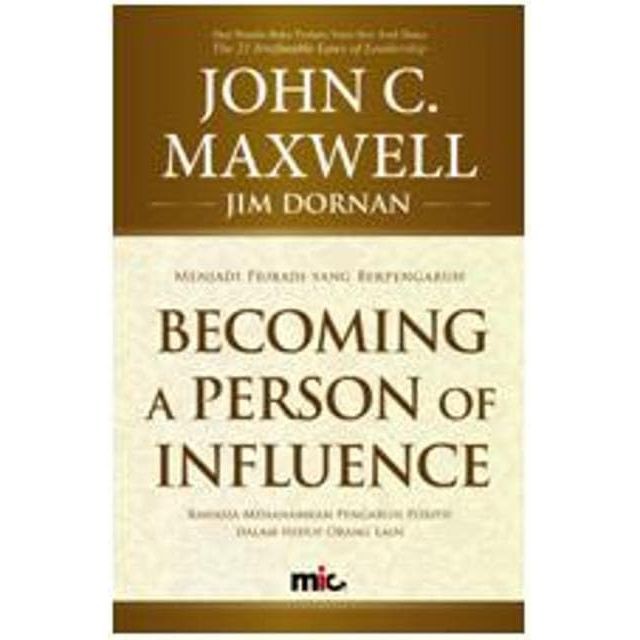 Jual Buku Becoming A Person of Influence by John C. Maxwell | Shopee ...