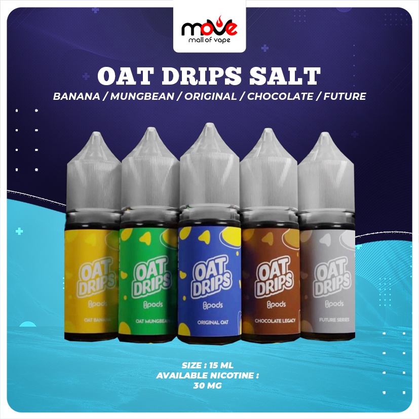 Jual Oat Drips Saltnic Liquid by Steam Queen 15ml Bercukai | Shopee ...