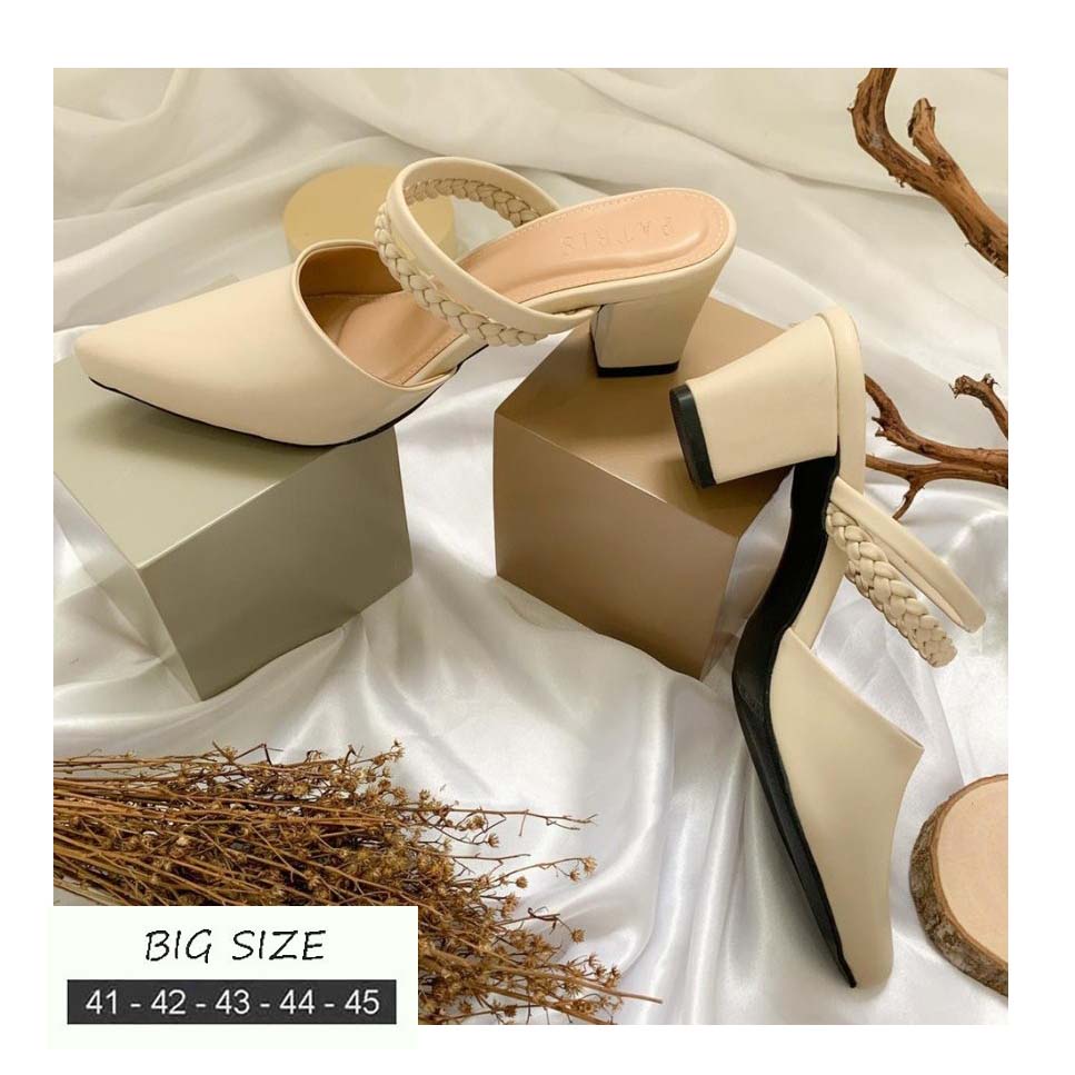 Jual Heels 7 cm Ukuran Besar Big Size 41 42 43 44 45 | Sepatu Pesta ...