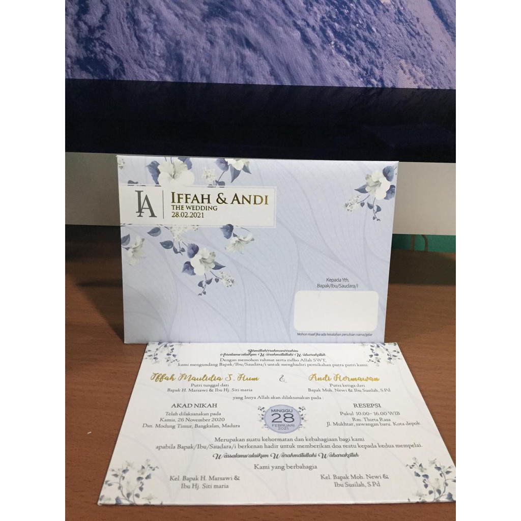 Jual Undangan Hard Cover | Shopee Indonesia