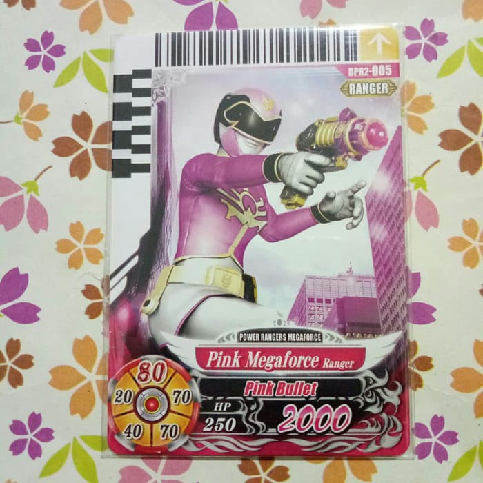 Jual power ranger card battle normal ranger pink megaforce v2 | Shopee ...