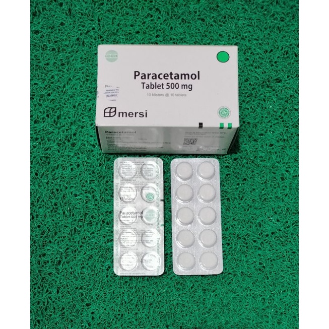Jual Parasetamol 500 mg 10 tablet (mersi) - Obat Demam dan Pereda Sakit ...