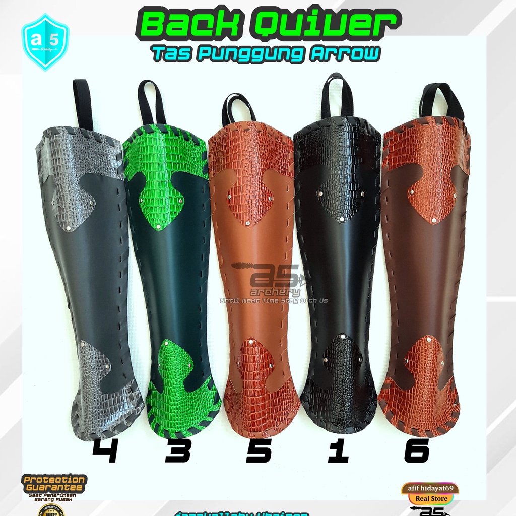 Jual Tas Punggung Panah Dewasa Quiver Olah Raga Panahan Tipe Back ...