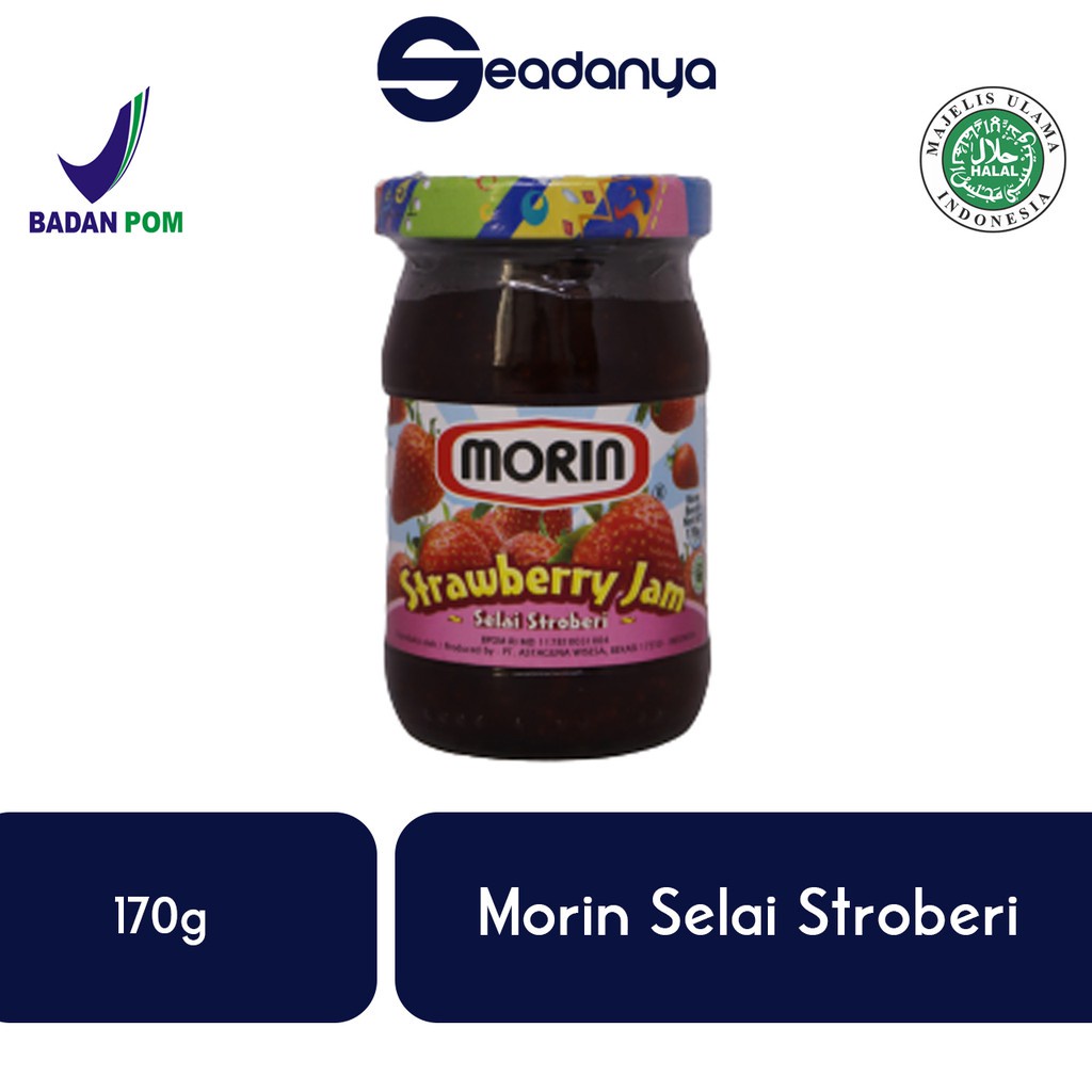 Jual Morin Selai Strawberry 170gram - Selai Stroberi - Isian Roti, Kue ...