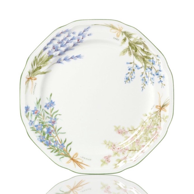 Jual MIKASA BOTANICAL BOUQUET Dinner / Salad Plate Porcelain White ...