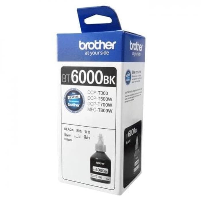 Jual TINTA BROTHER BT6000 BT 6000 BT-6000 ( Black ) ORIGINAL | Shopee ...