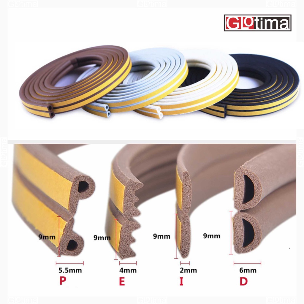 Jual Door Window Seal Lis Peredam Kedap Suara Penutup Celah Pintu ...