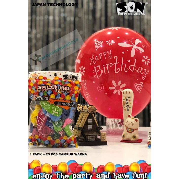 Jual Balon Latex Motif 12 inch / Balon Printing isi 25 pc | Shopee ...