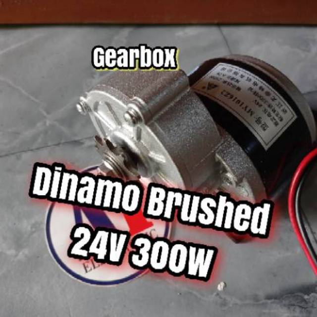 Jual Dinamo MY1016 brushsed 24V Gear Box sepeda listrik robotik atau ...