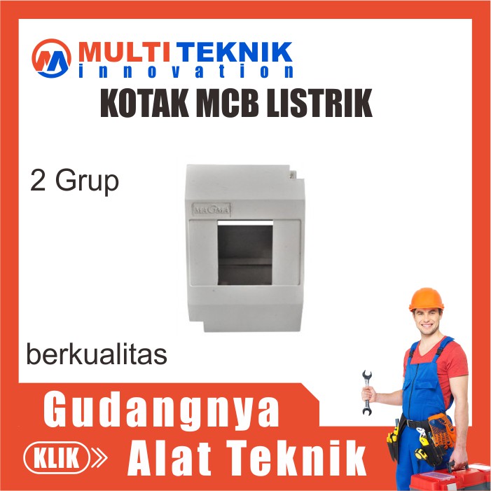 Jual Kotak Box Mcb Listrik Circuit Breaker 2 Grup MT518 | Shopee Indonesia