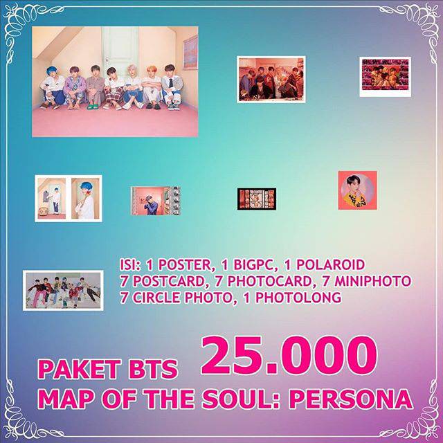 Jual PAKET BTS MAPS OF THE SOUL: PERSONA | Shopee Indonesia