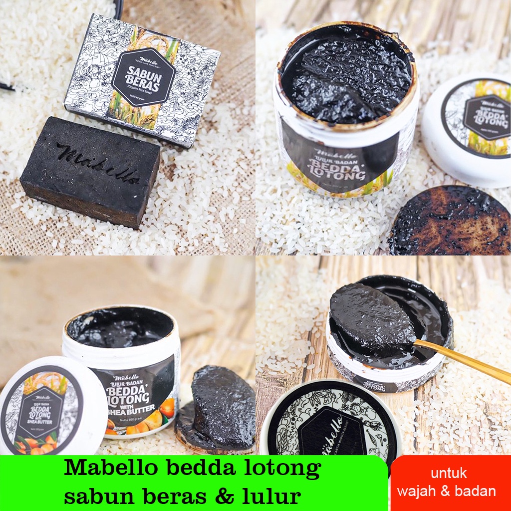 Jual lulur dan sabun bedda lotong mabello untuk memutihkan badan dan ...