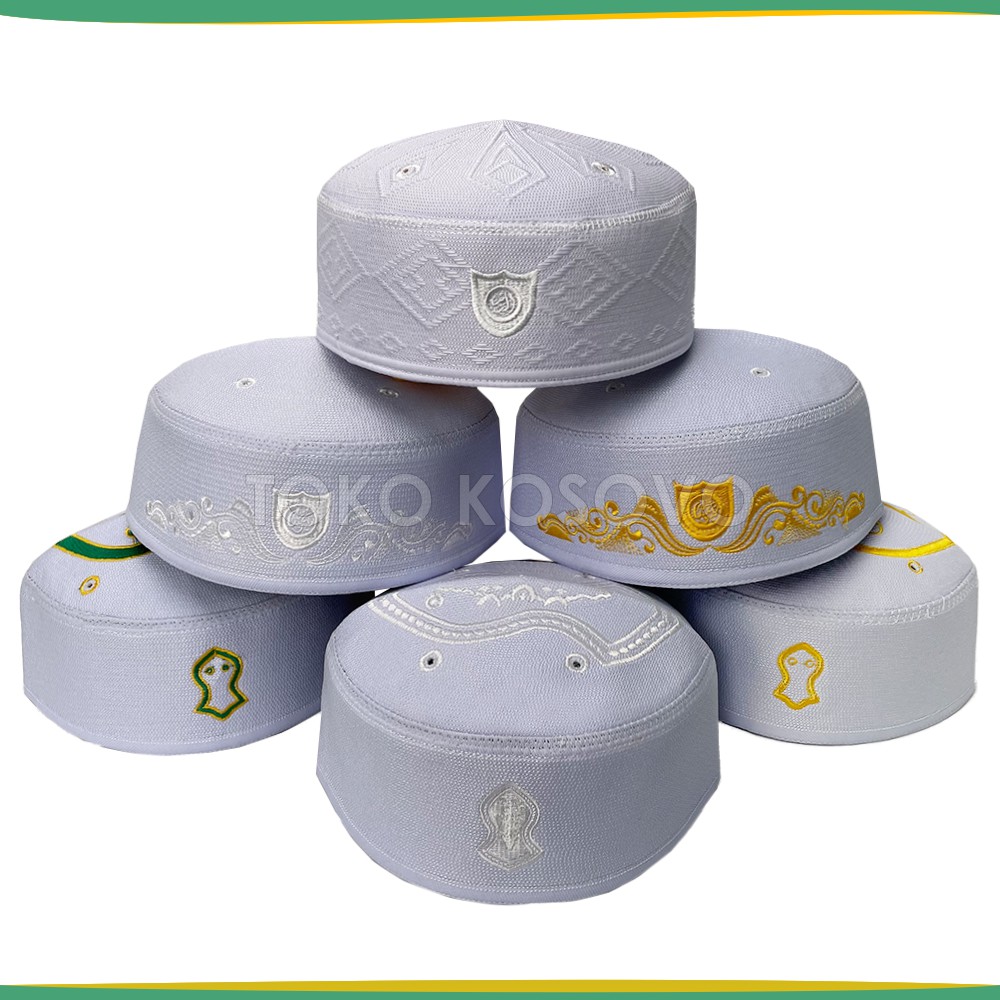 Jual Peci MALAYSIA MOTIF Terompah, Palestina, Kembang, Wajik, Kopiah ...