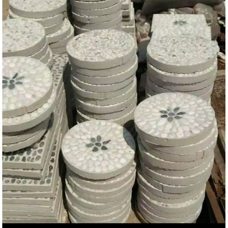 Jual batu steping untuk pijakan taman/batu hiasan taman | Shopee Indonesia
