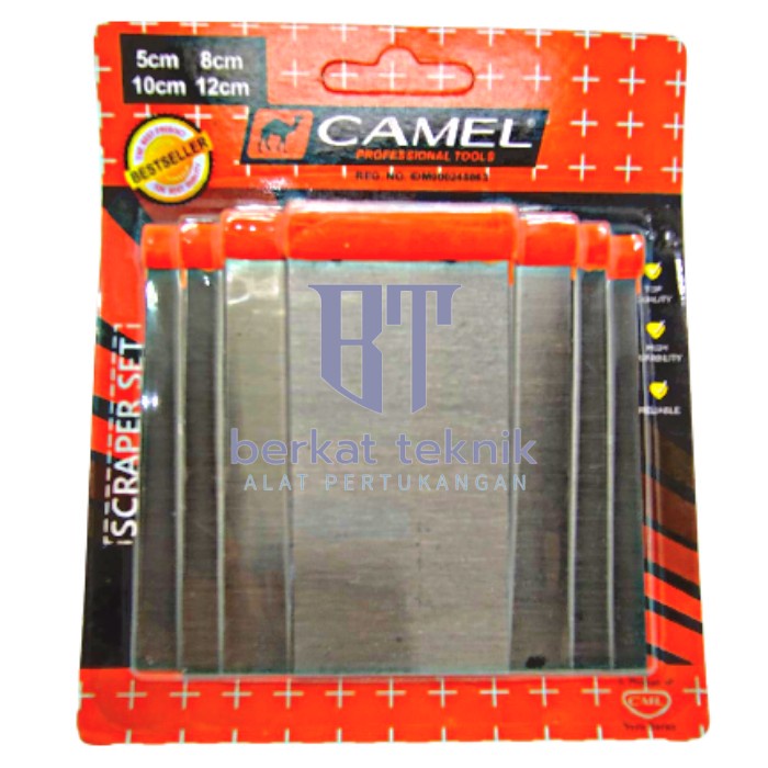 Jual Kape Set CAMEL /Skrap Scraper Set /Kape Alat Dempul Murah ...