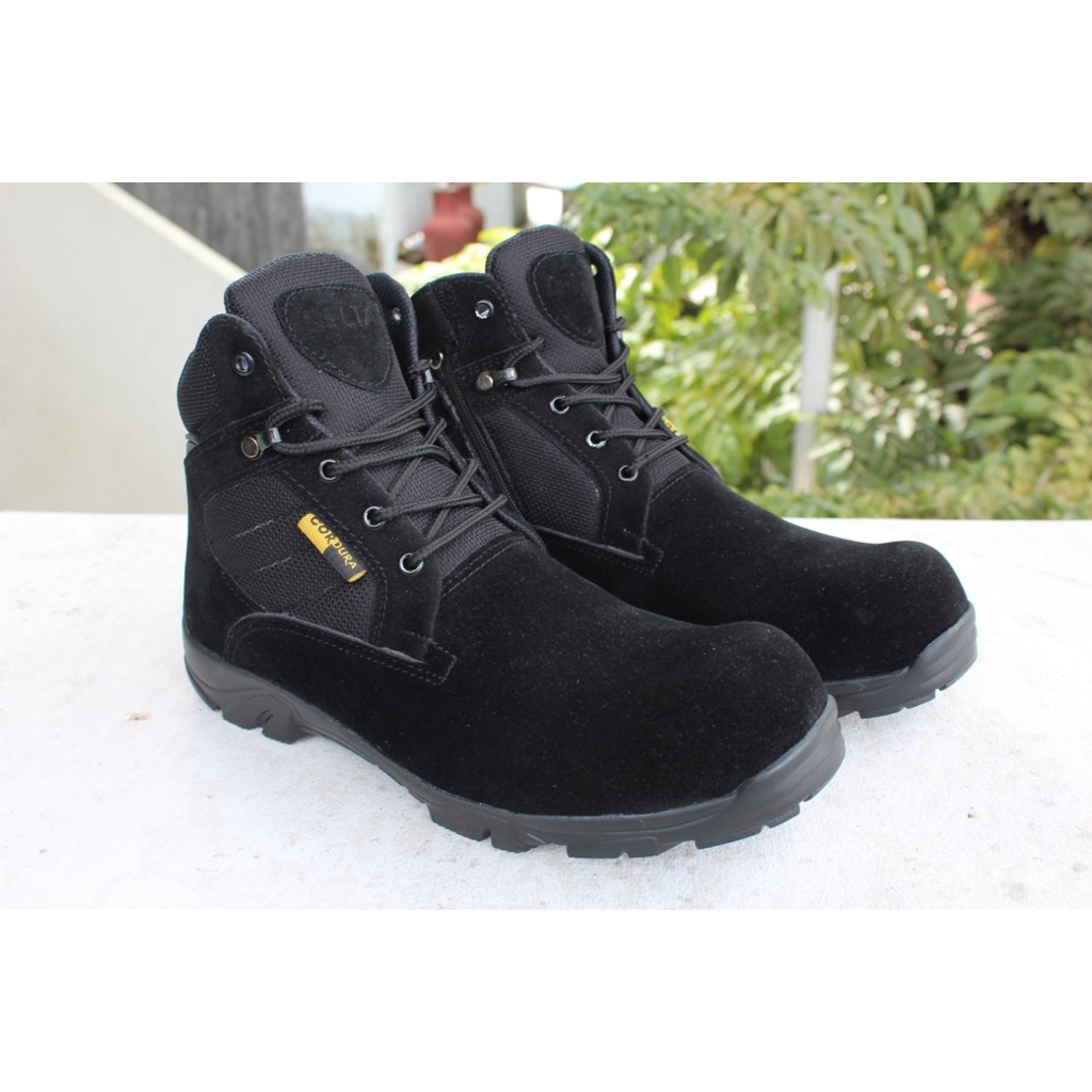 Jual BOOTS DELTA CORDURA HITAM SUEDE, SEPATU GUNUNG, HIKING, TOURING ...