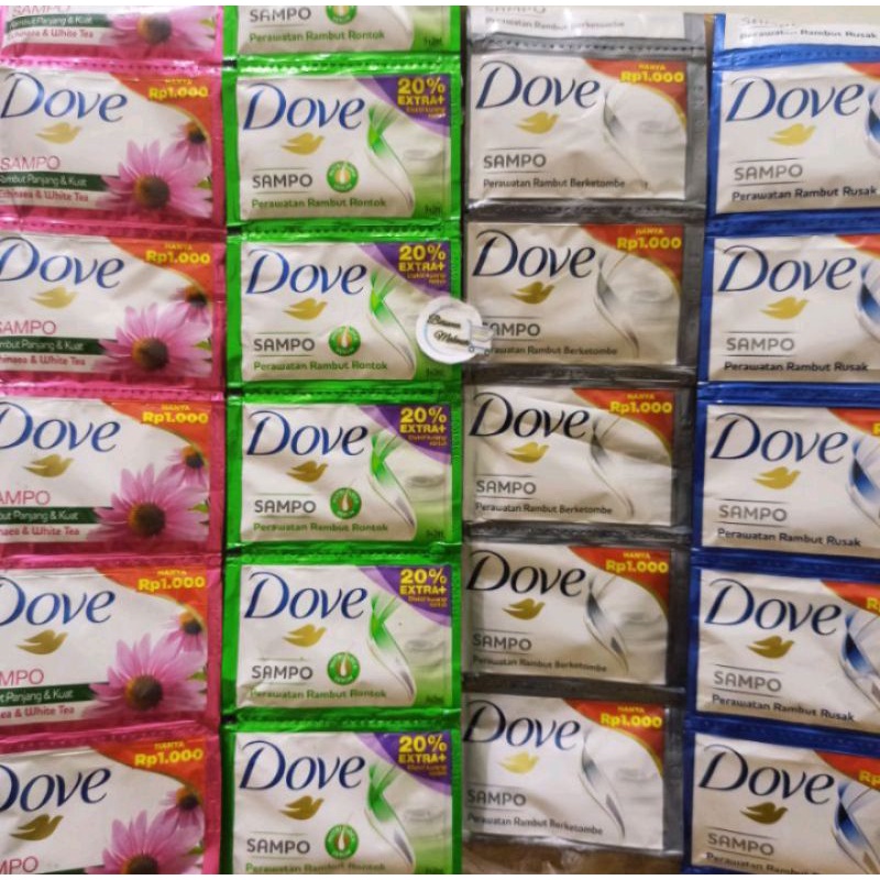 Jual dove sampo sachet 9mlx12pcs | Shopee Indonesia