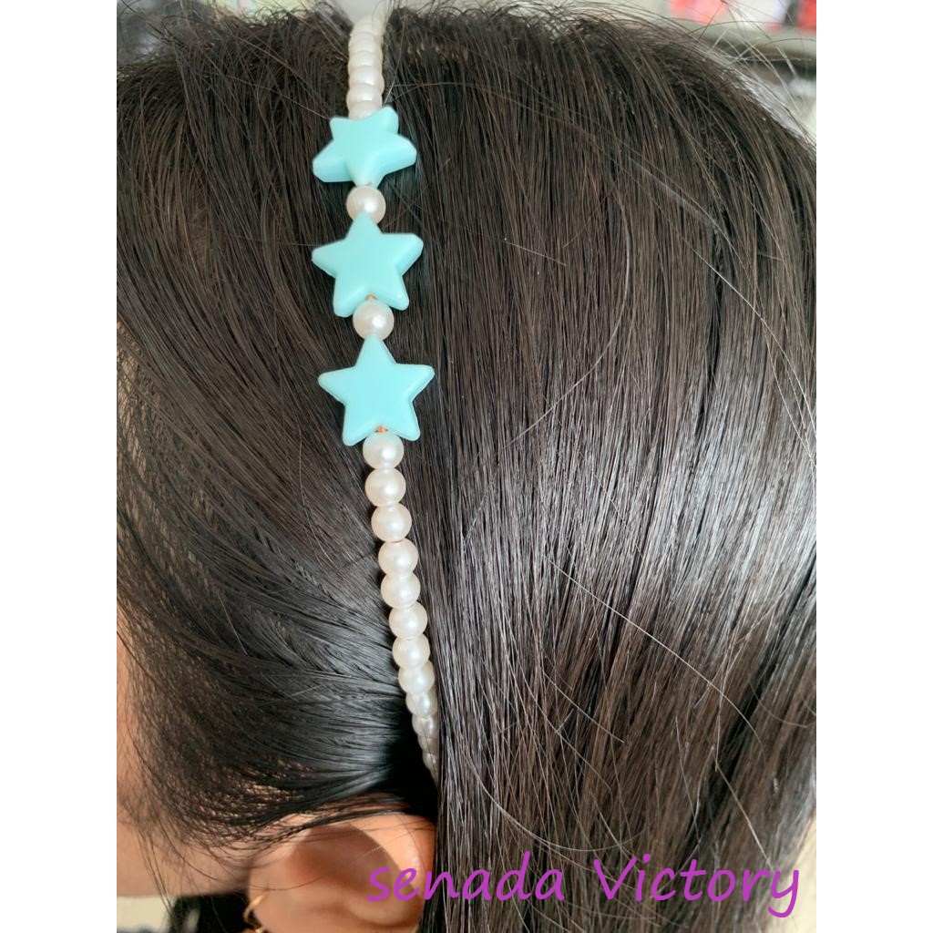 Jual Senada Victory Bandana Anak Bando Mutiara Tiga Bintang Warna Bando ...