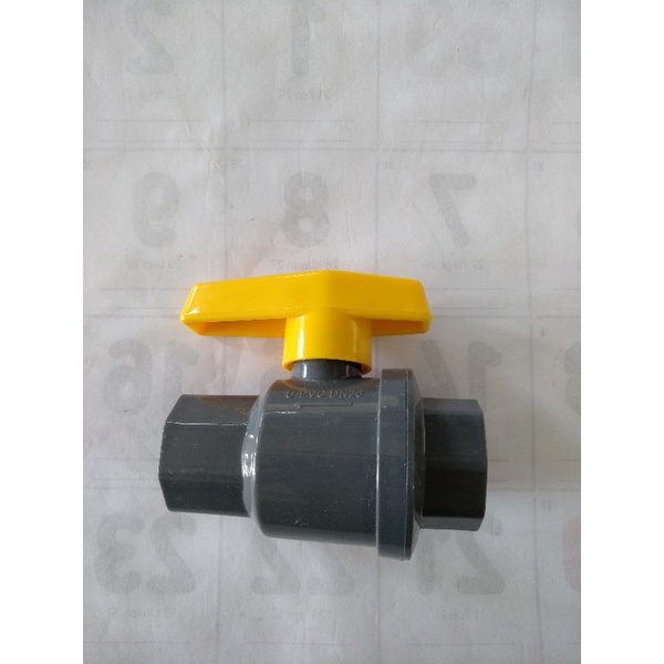 Jual Stop Kran Pvc Onda 3/4" atau Ball valve | Shopee Indonesia