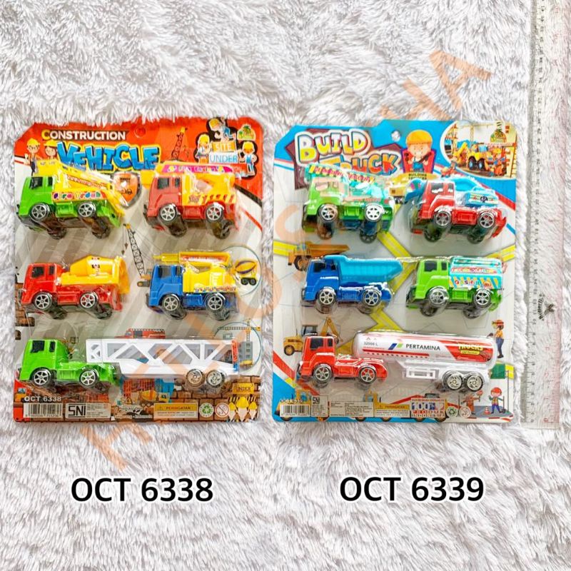 Jual MAINAN CONSTRUCTION VEHICLE & BUILD TRUCK OCT 6338 6339 TRUK ...