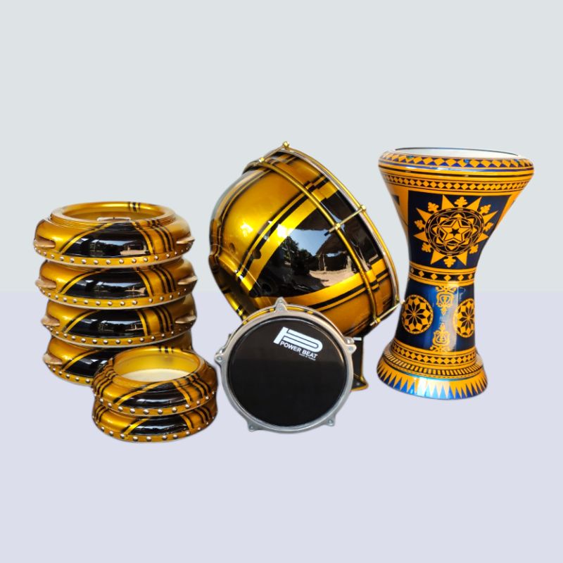 Jual Rebana Hadroh Hadrah Albanjari Alhabsyi Paket Polos | Shopee Indonesia