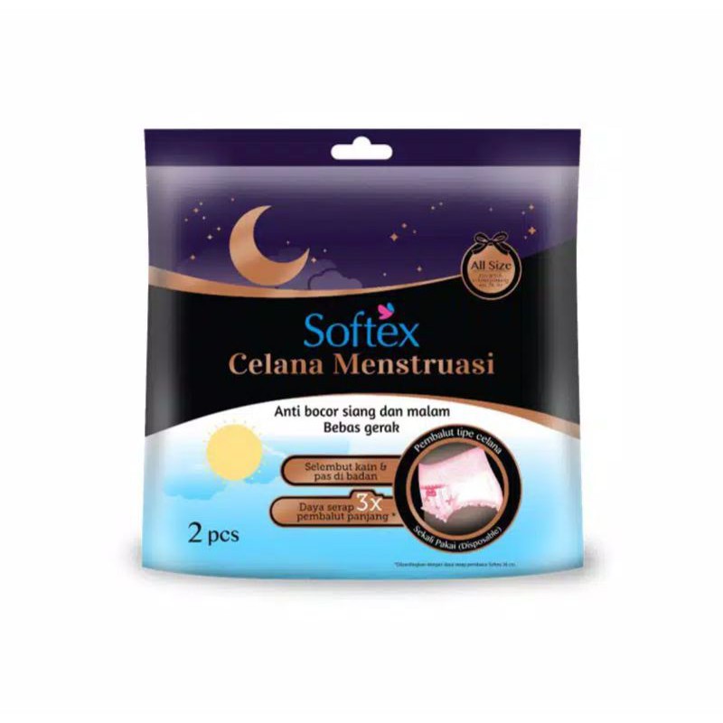 Jual Softex - Charm celana menstruasi pembalut celana all size repack ...