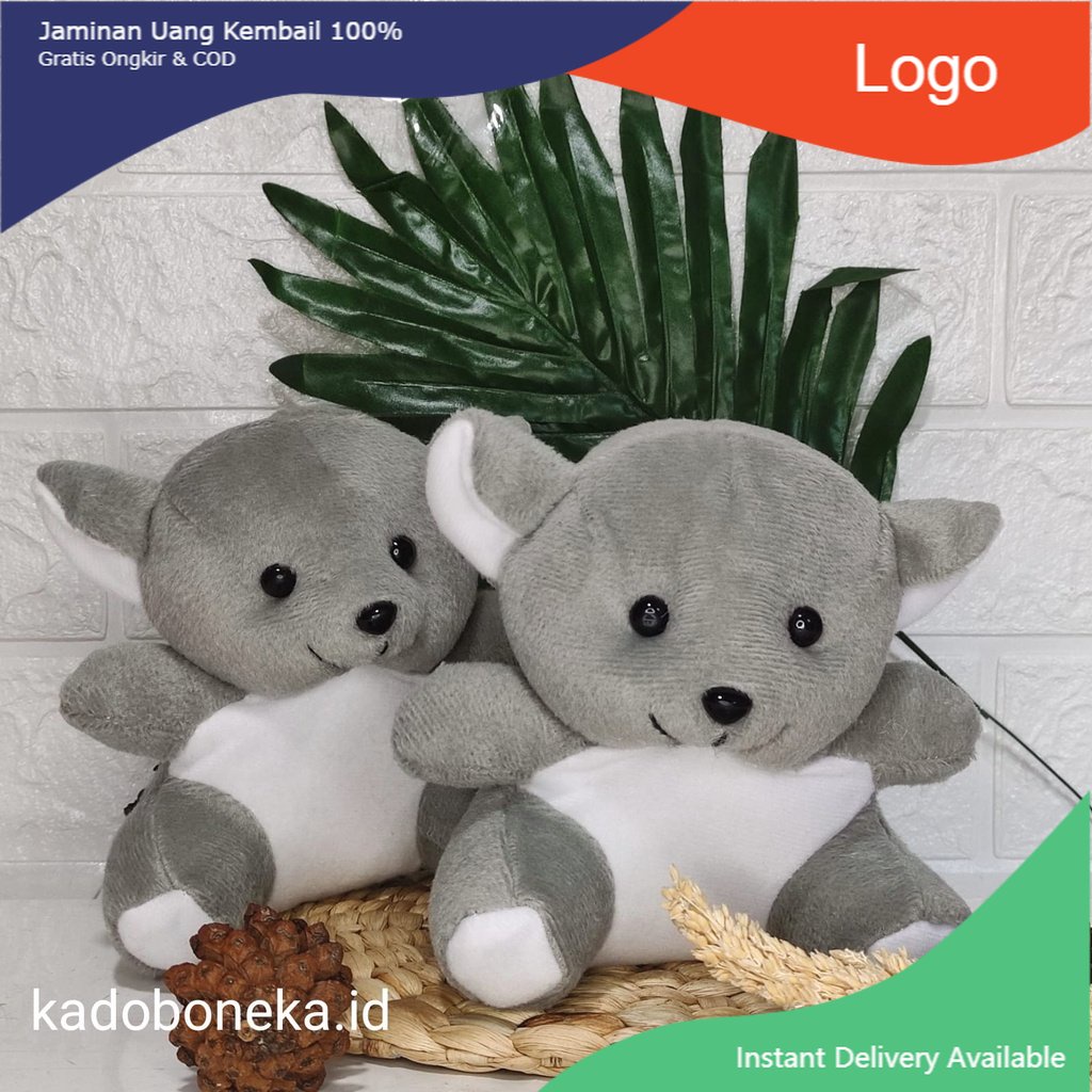 Jual boneka mini koala imut ukuran 15 cm produk SNI / boneka capit SNI ...