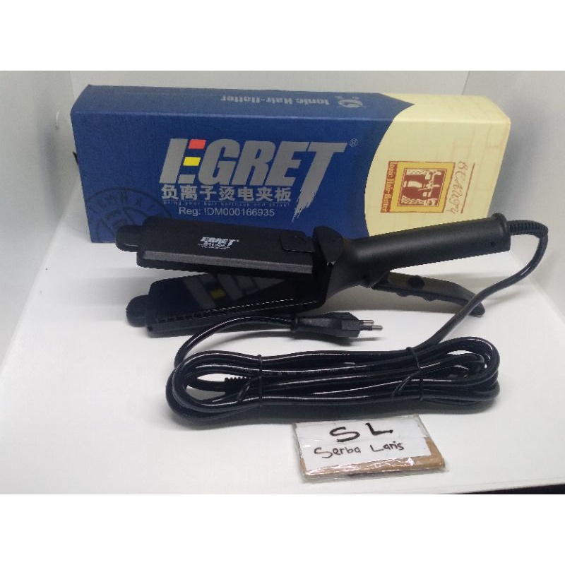 Jual CATOK BAILU EGRET BAYLU ION Small Large Jumbo Flat iron Smoothing Pelurusan Rebonding ...