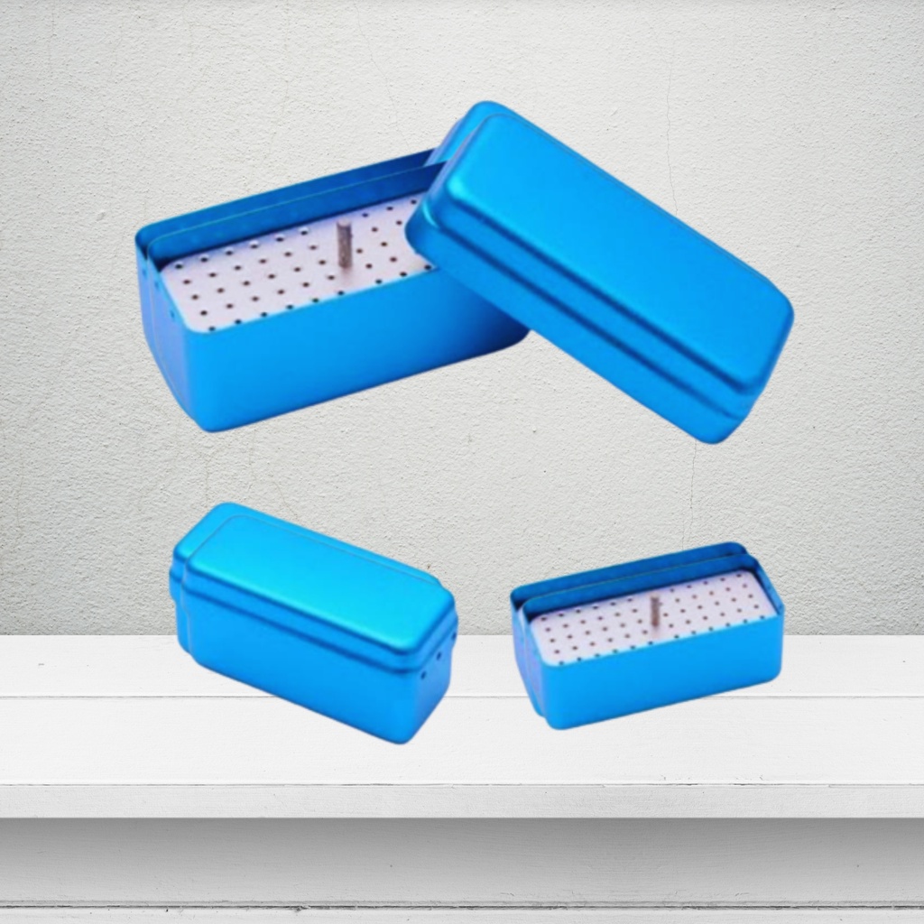 Jual Endo Box File Dental K-file Holder Box Tempat Kotak Bur 72 Holes ...