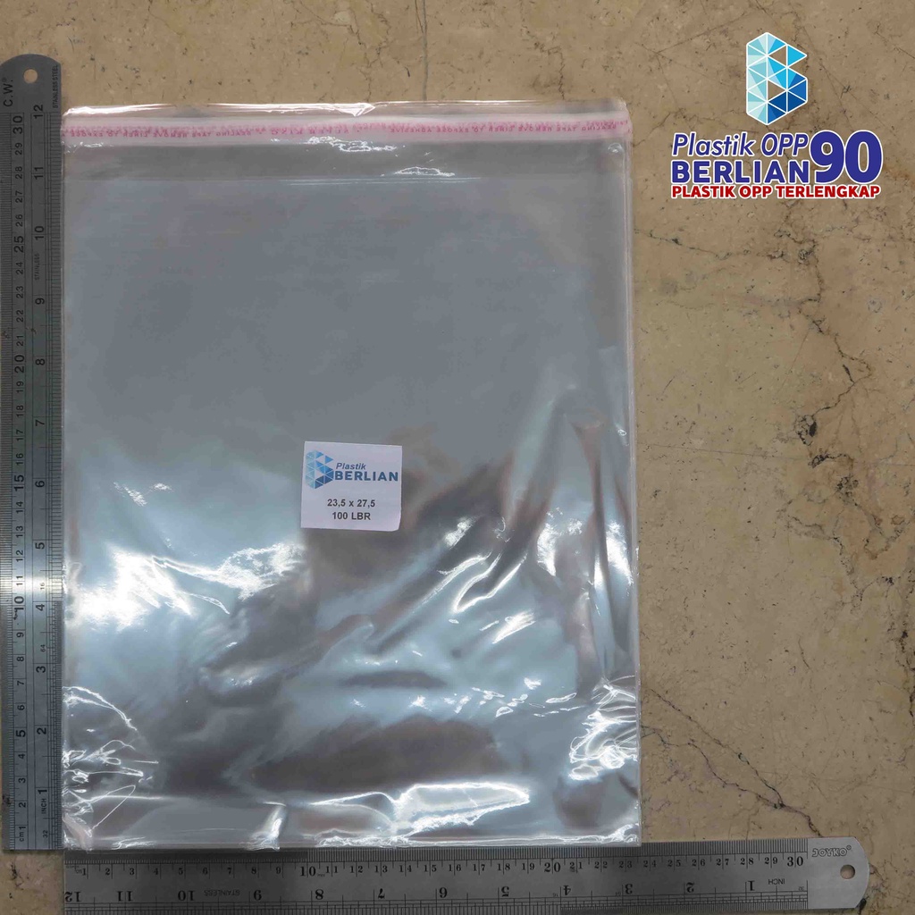 Jual Plastik Opp 23,5x27,5 cm Plastik Seal Plastik Opp Lem Plastik ...