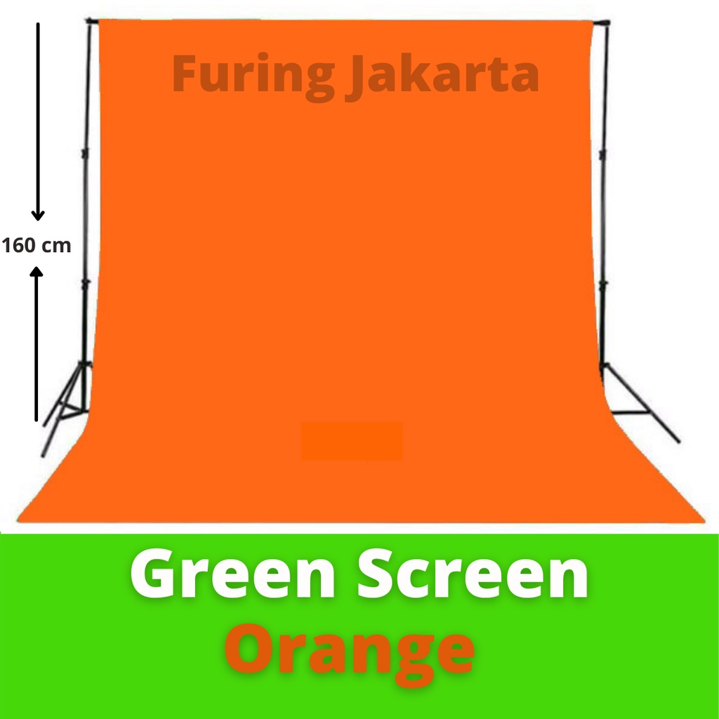Jual Kain Green Screen Orange kain spunbond 100 gsm | Shopee Indonesia