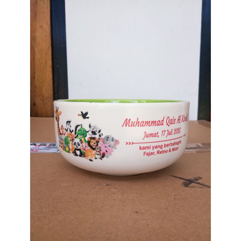 Jual Souvenir Mangkok decal souvenir nikahan, hajatan | Shopee Indonesia