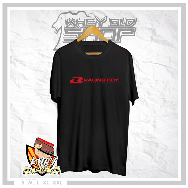 Jual Kaos Baju Racing Boy Logo Font Simple Kaos Distro Otomotif - KHEY ...