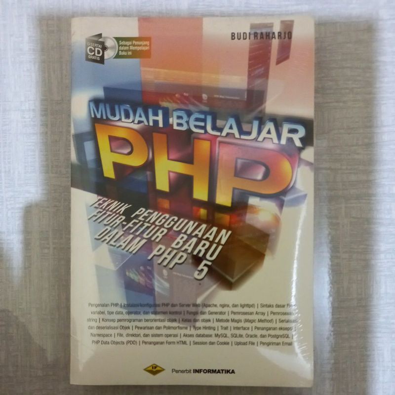 Jual BUKU MUDAH BELAJAR PHP TEKNIK PENGGUNAAN FITUR-FITUR BARU DALAM PHP 5 + CD | Shopee Indonesia