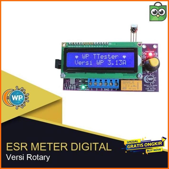 Jual esr meter esr meter smart tester esr meter komponen tester esr ...