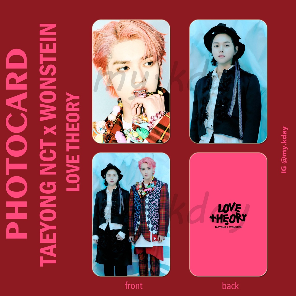 Jual PC-0876, Photocard Taeyong NCT x Wonstein Love Theory 2 sisi ...