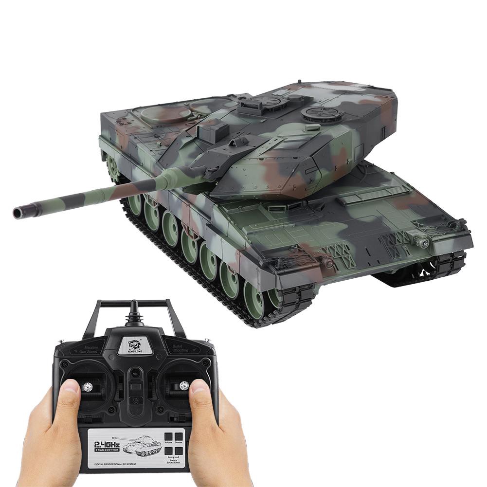 Jual Henglong RC German Leopard 2A6 Tank 1/16 Remote Control 2.4GHz ...