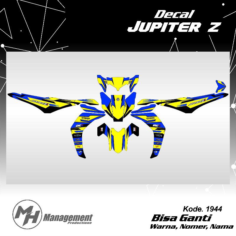 Jual Decal/Sticker Jupiter Fullbody Orajet Glossy/Doff (Desain Suka ...